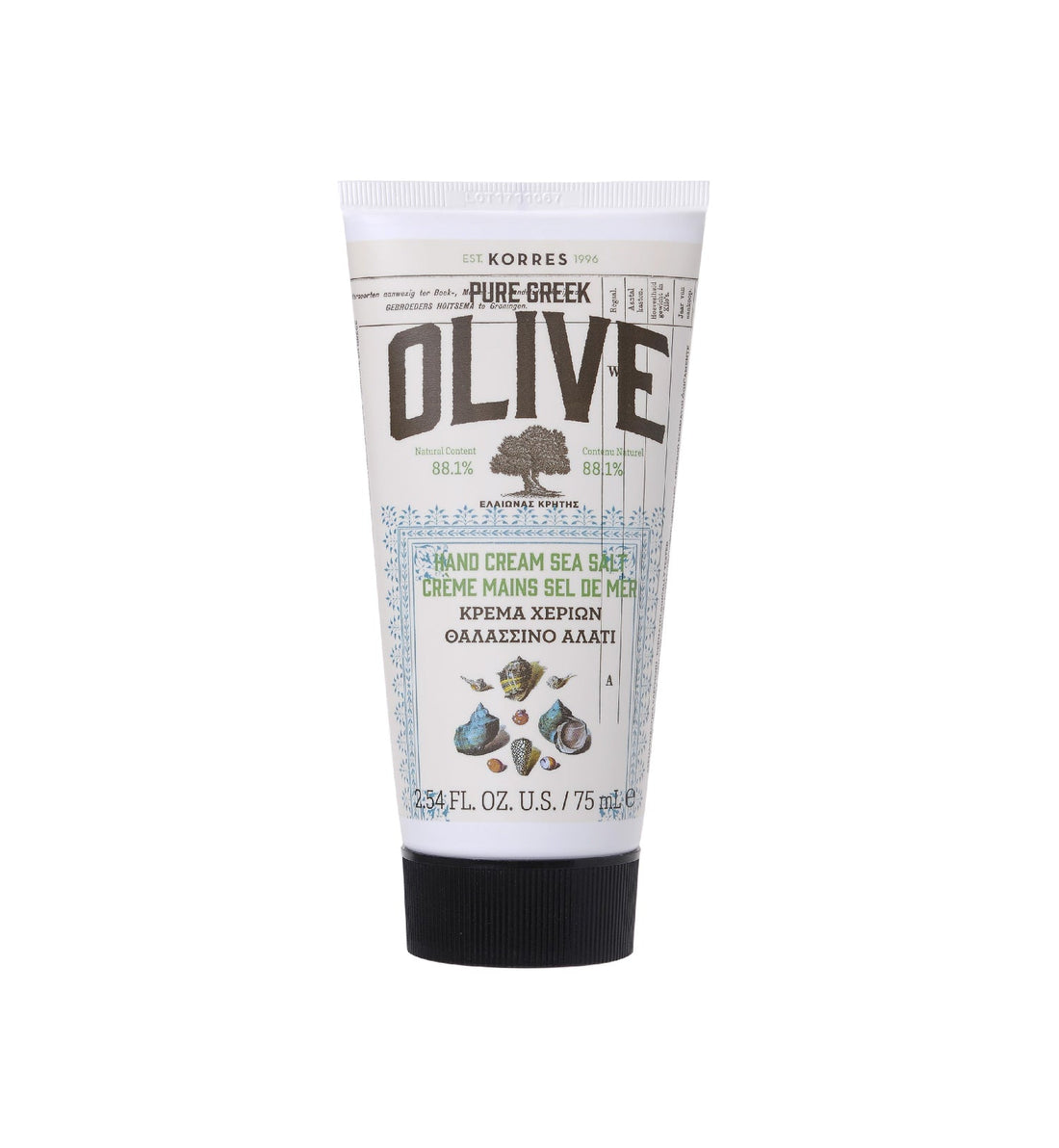 Pure Greek Olive Hand Cream – Sea Salt | KORRES