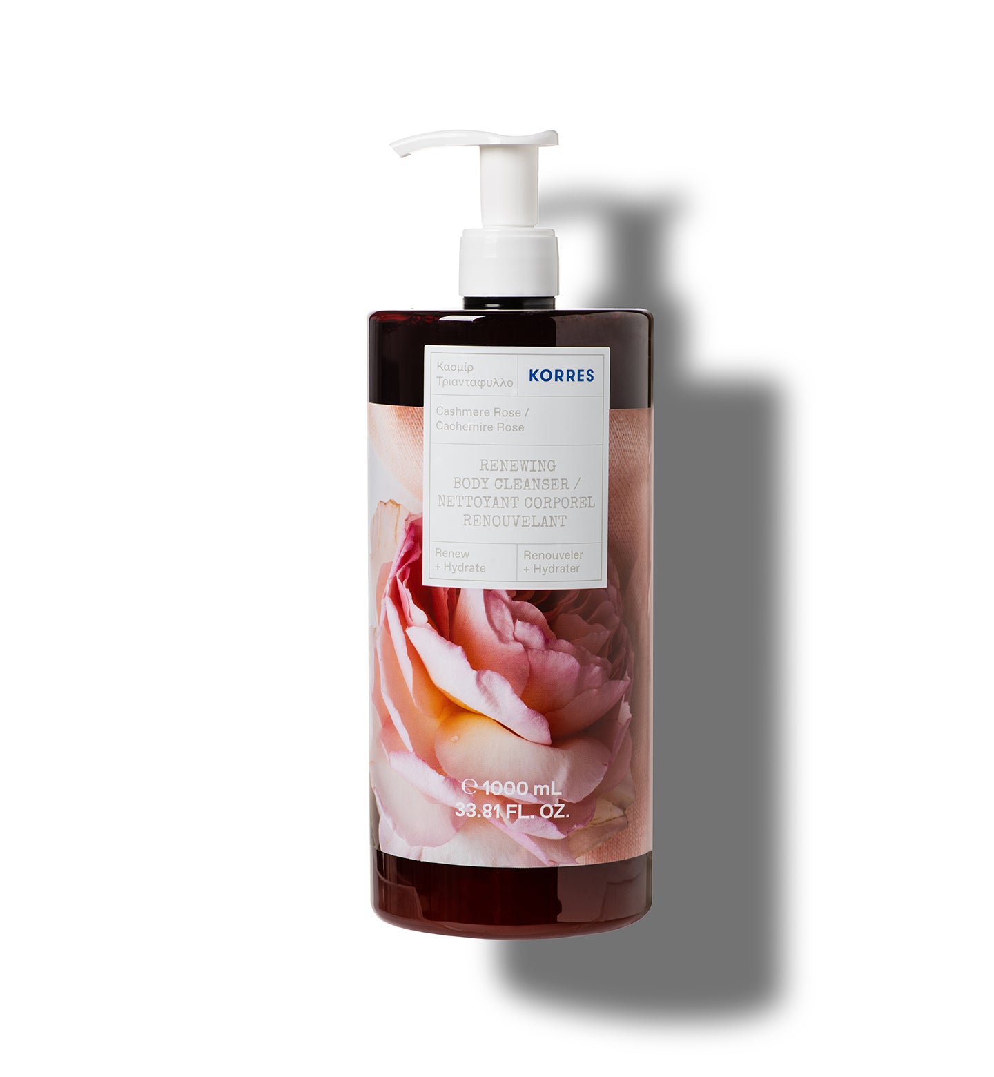 Renewing Body Cleanser – Cashmere Rose – 1 Liter | KORRES